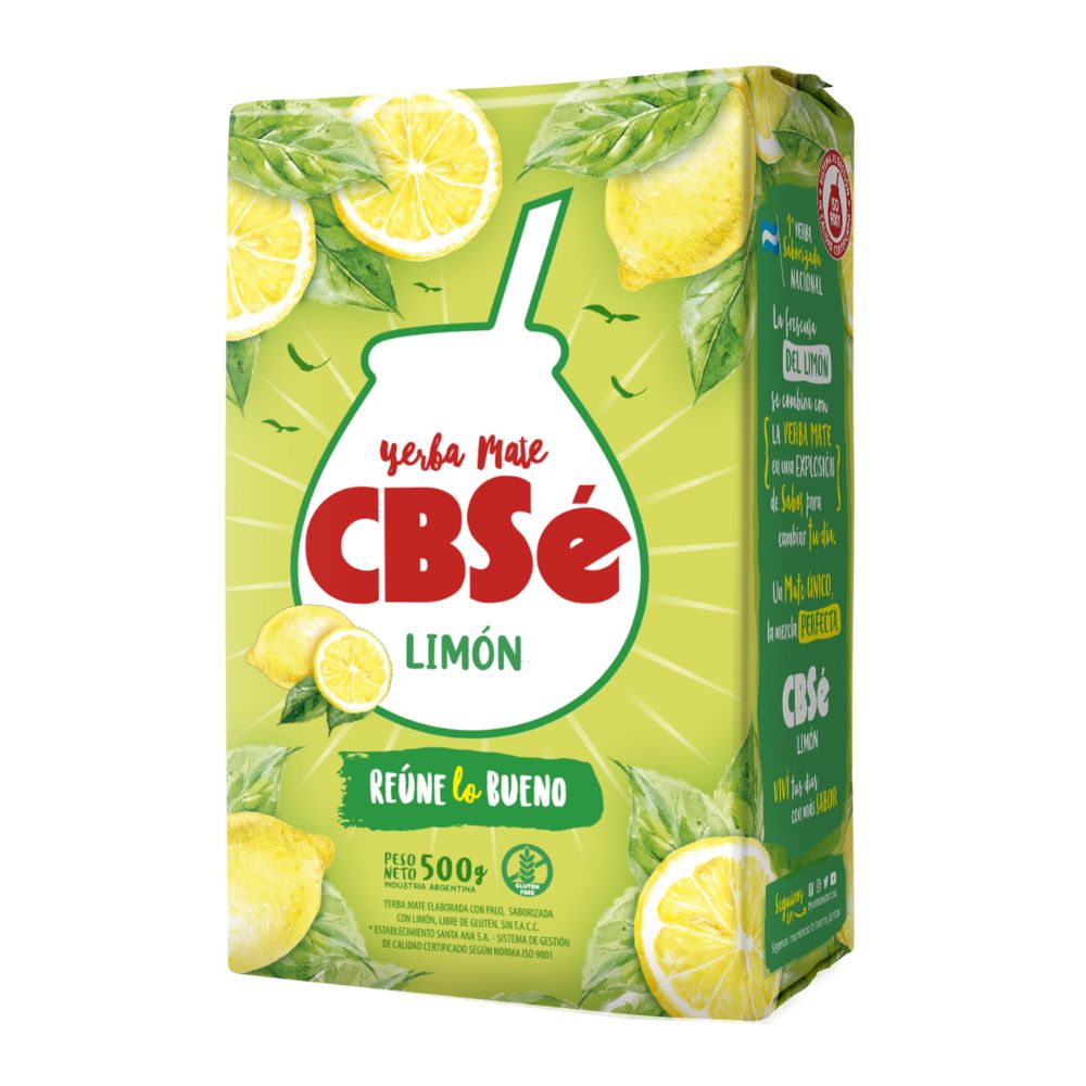 CBSé Yerba Mate Lemon Flavor 500 g / 1.1 lb