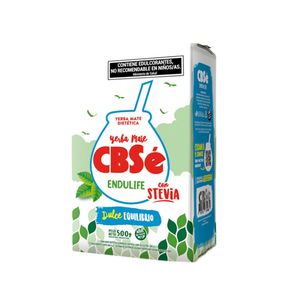 CBSé Endulife Light Yerba Mate with Stevia, 500 g / 1.1 lb