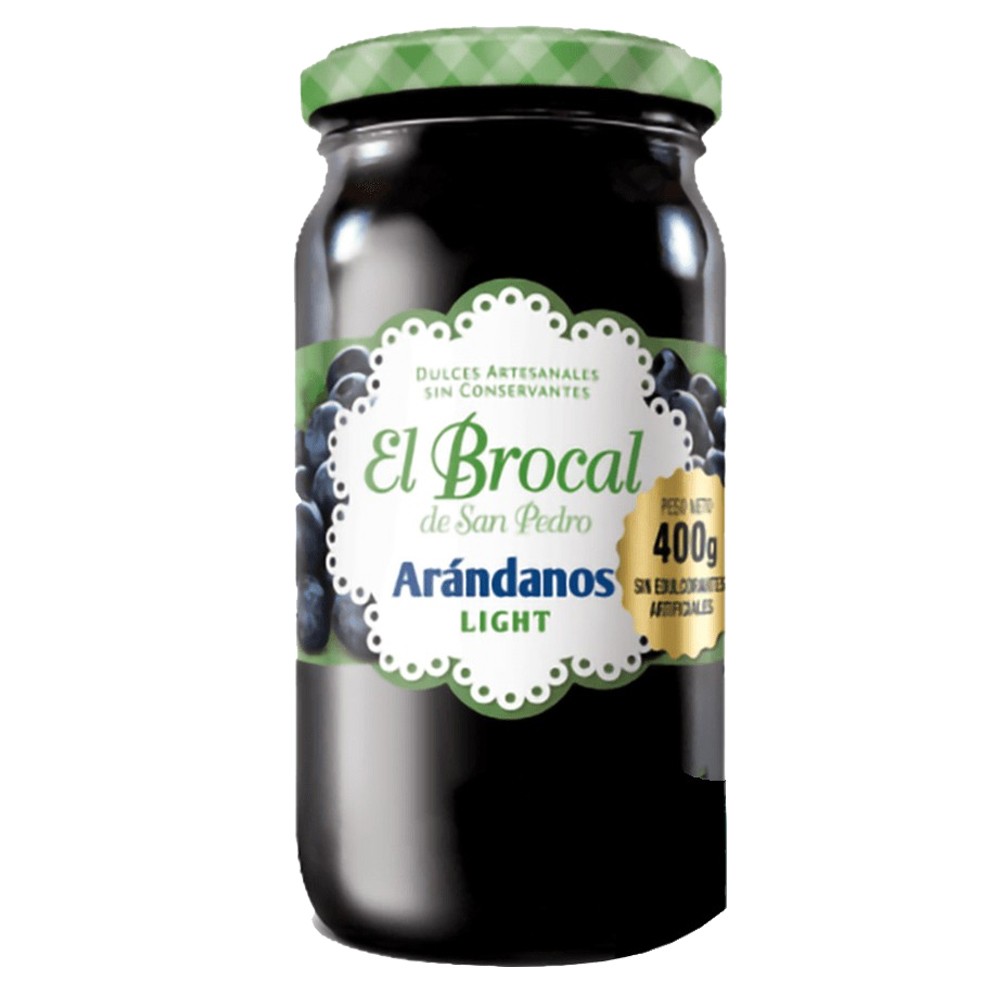 El Brocal Mermelada de Arándano Light, 400 g