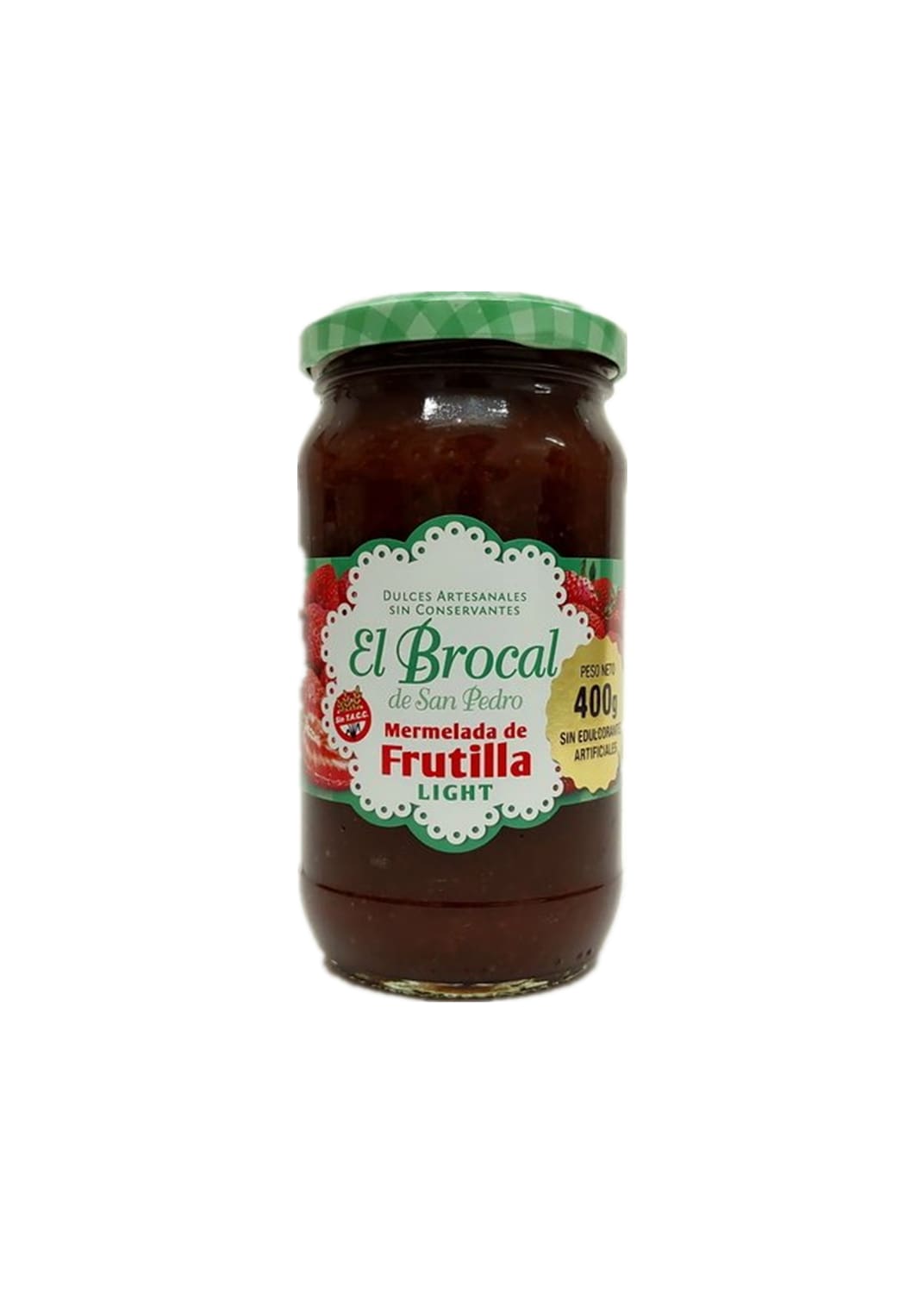 El Brocal Mermelada de Frutilla Light, 400 g