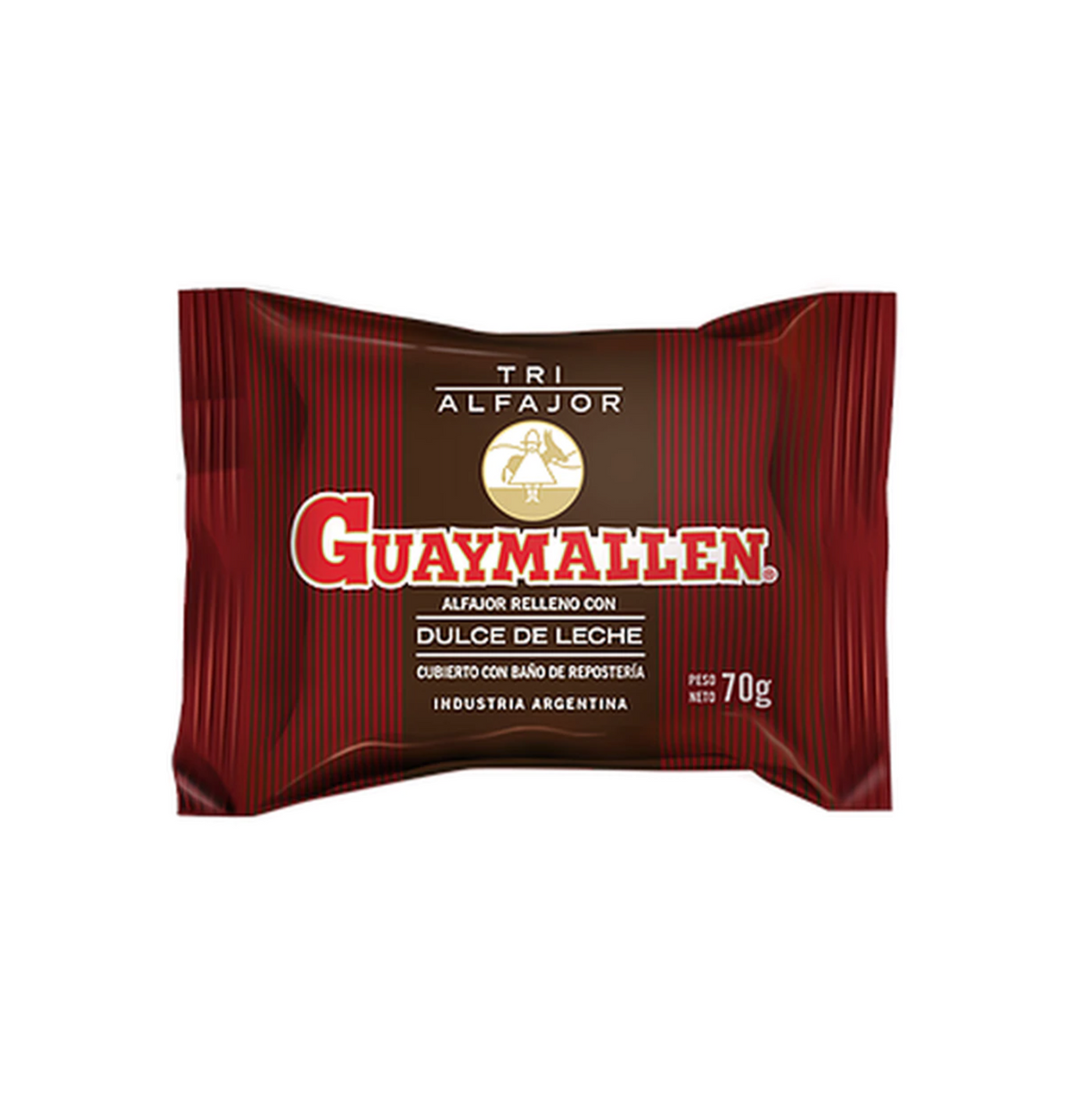 Guaymallén Alfajor Triple Chocolate, 70 g