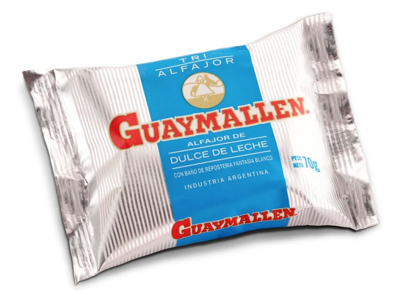 Guaymallén Alfajor Triple Chocolate Blanco, 70 g