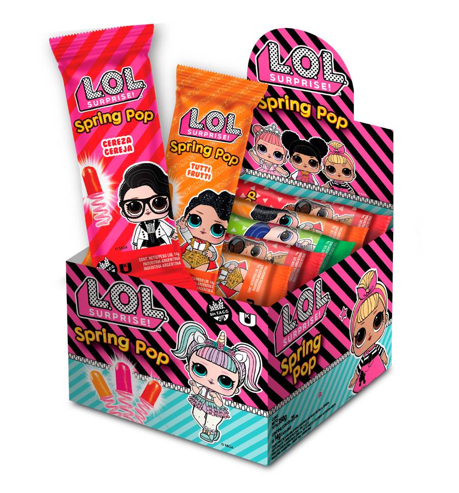 Spring Pop LOL Surprise! Chupetines de Caramelo Duro Tradicional, 14 g ...