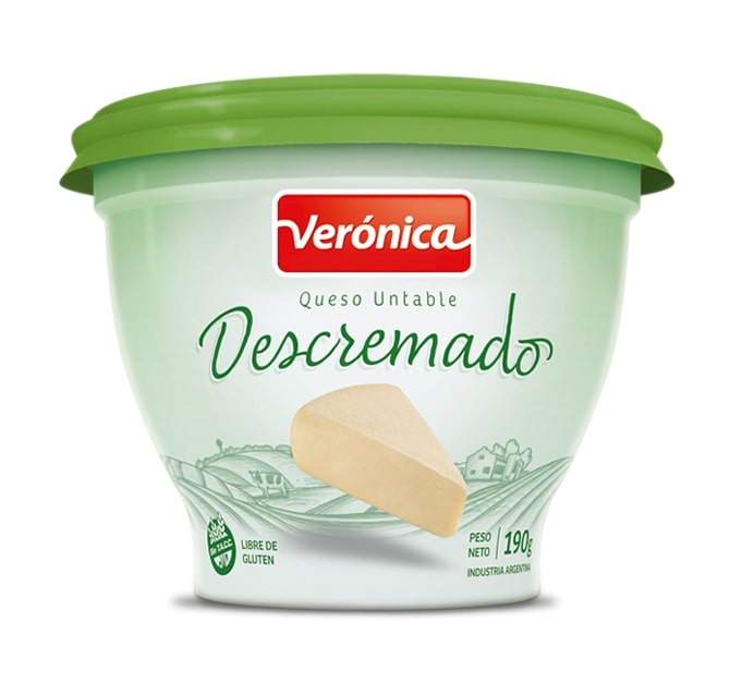 Verónica Queso Untable Descremado, 190 g