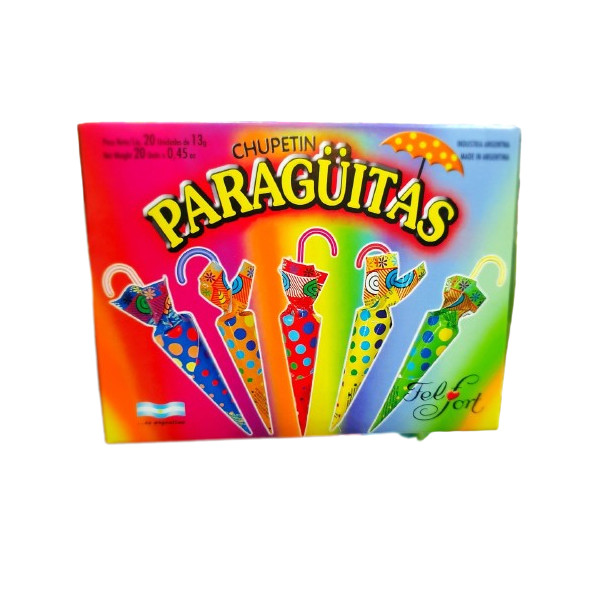 Felfort Paragüitas de Chocolate, 13 g (40 Paragüitas)