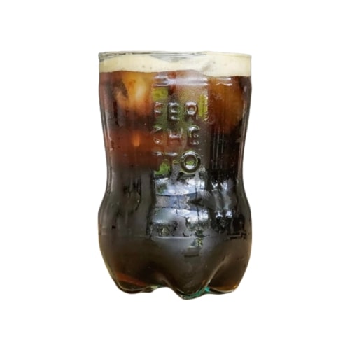 Ferchetto Vaso de Vidrio en Forma de Botella para Fernet, 800 ml