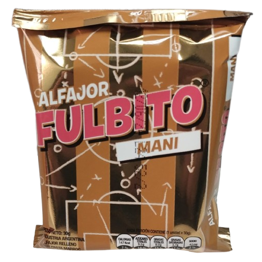 Fulbito Alfajor Sabor Maní, 30 g