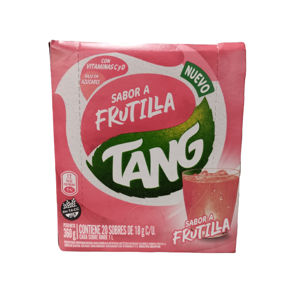 Tang Jugo en Polvo Sabor a Frutilla, 18 g (20 Sobres)