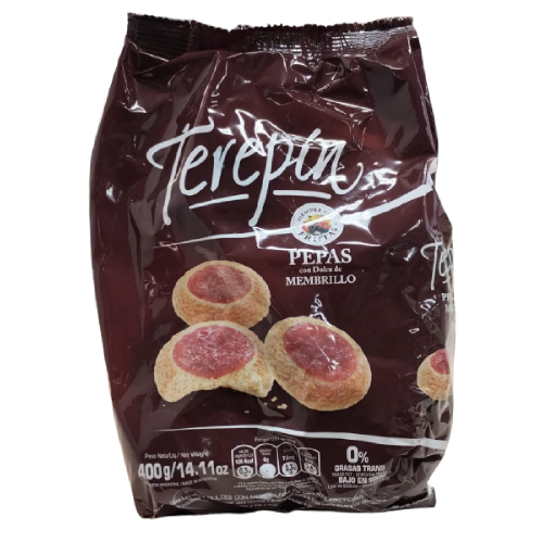 Terepín Pepas con Dulce de Membrillo, 400 g