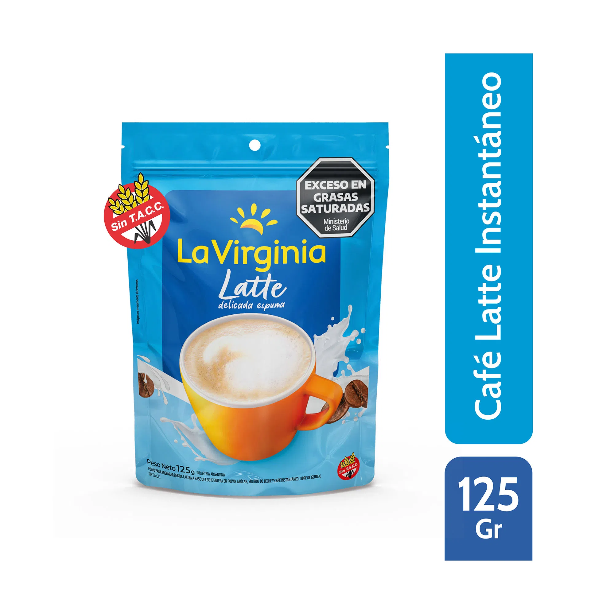 La Virginia Café Latte Instantáneo, 125 g