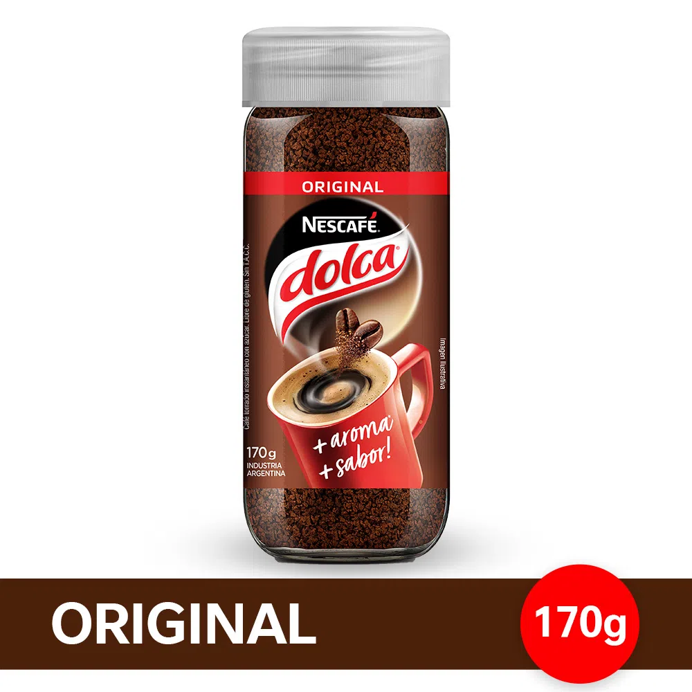 Nescafé Dolca Café Torrado Instantáneo, 170 g