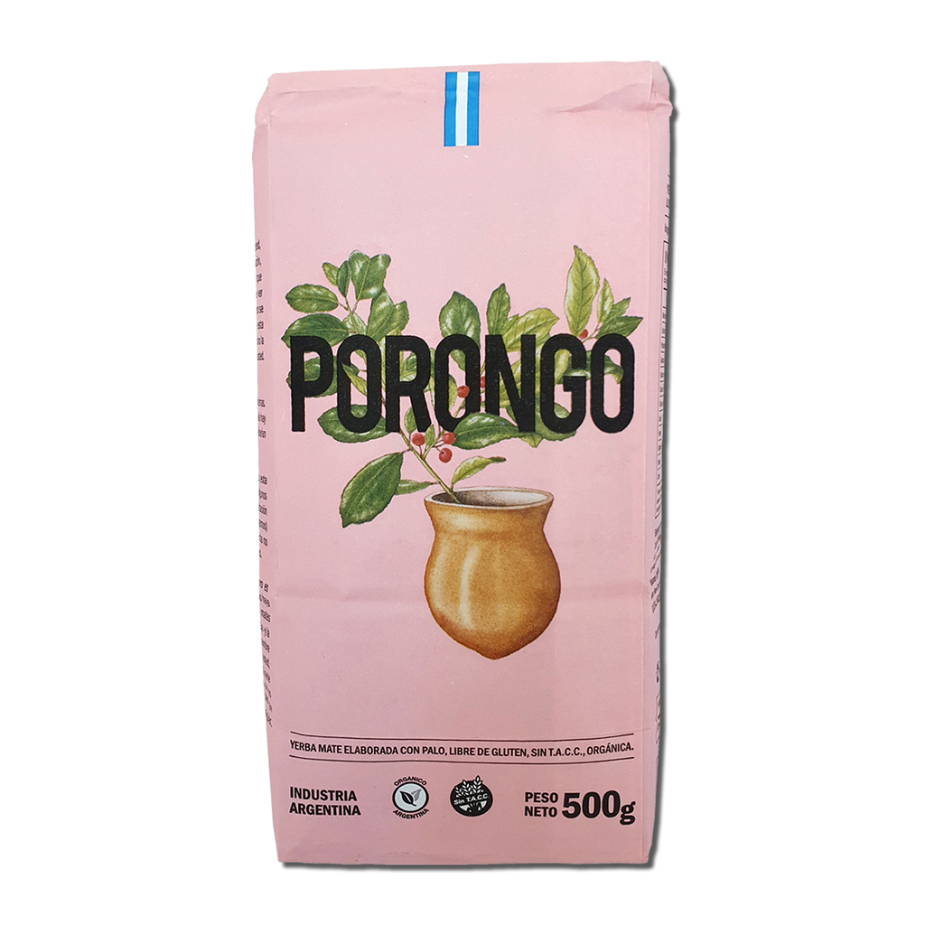 Porongo Yerba Mate con Palo Orgánica, 500 g