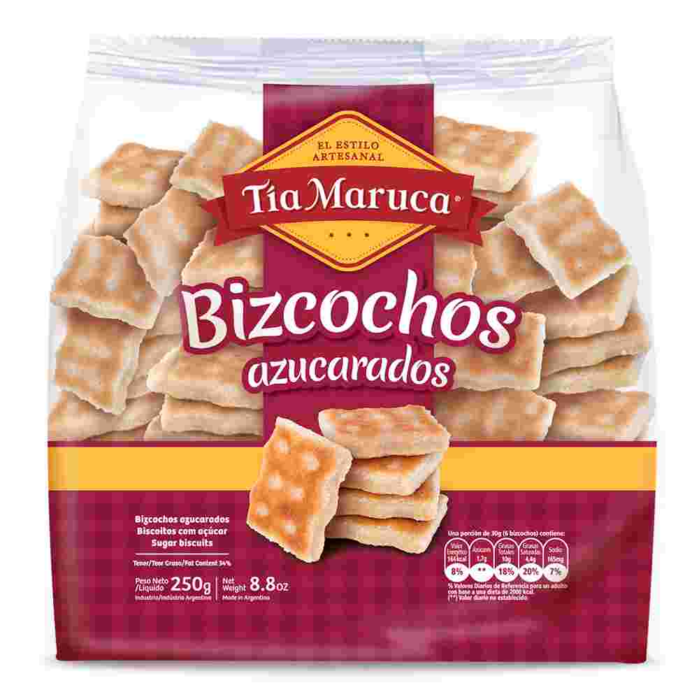 Tía Maruca Bizcochos Azúcarados, 250 g