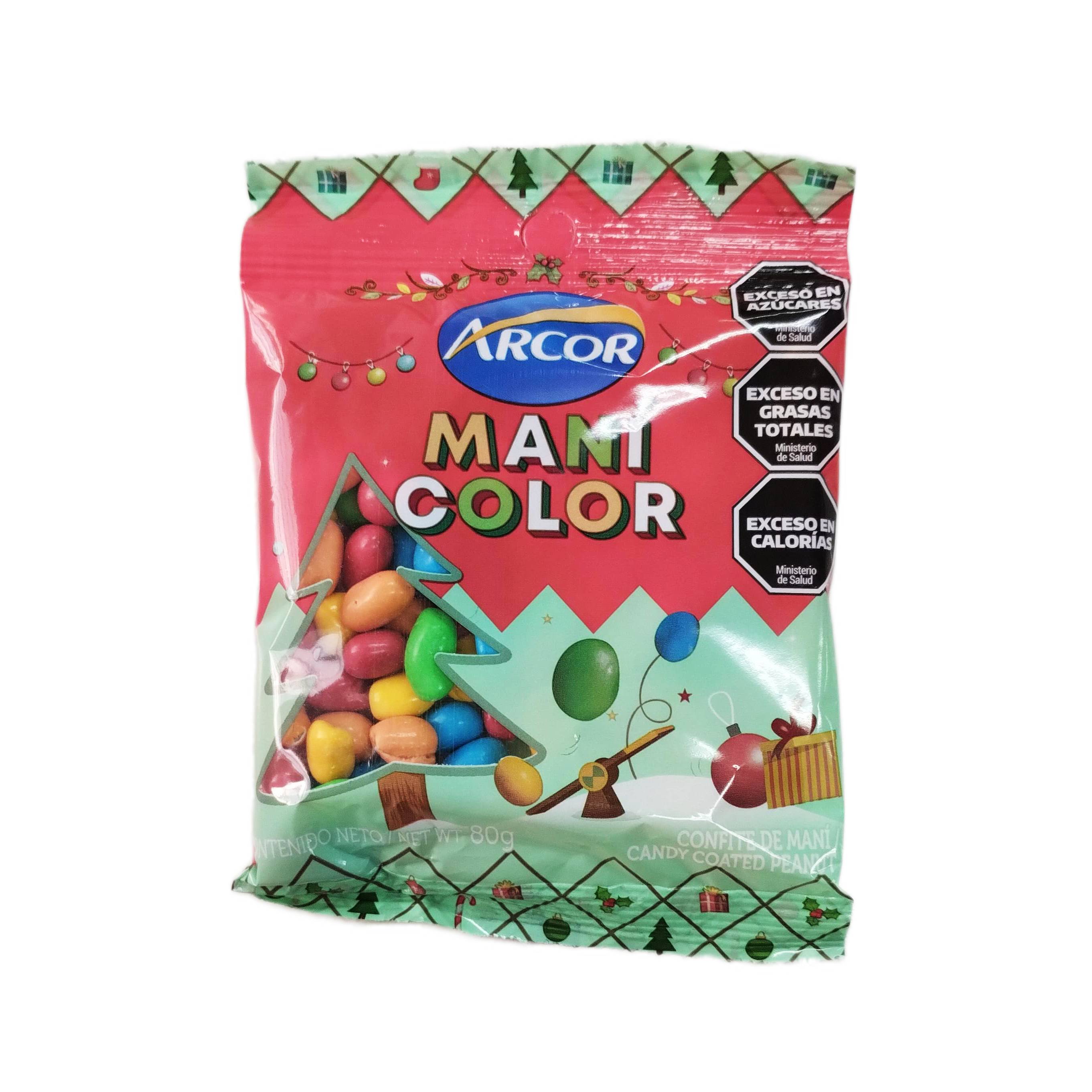 Arcor Maní Color Confite de Maní, 80 g