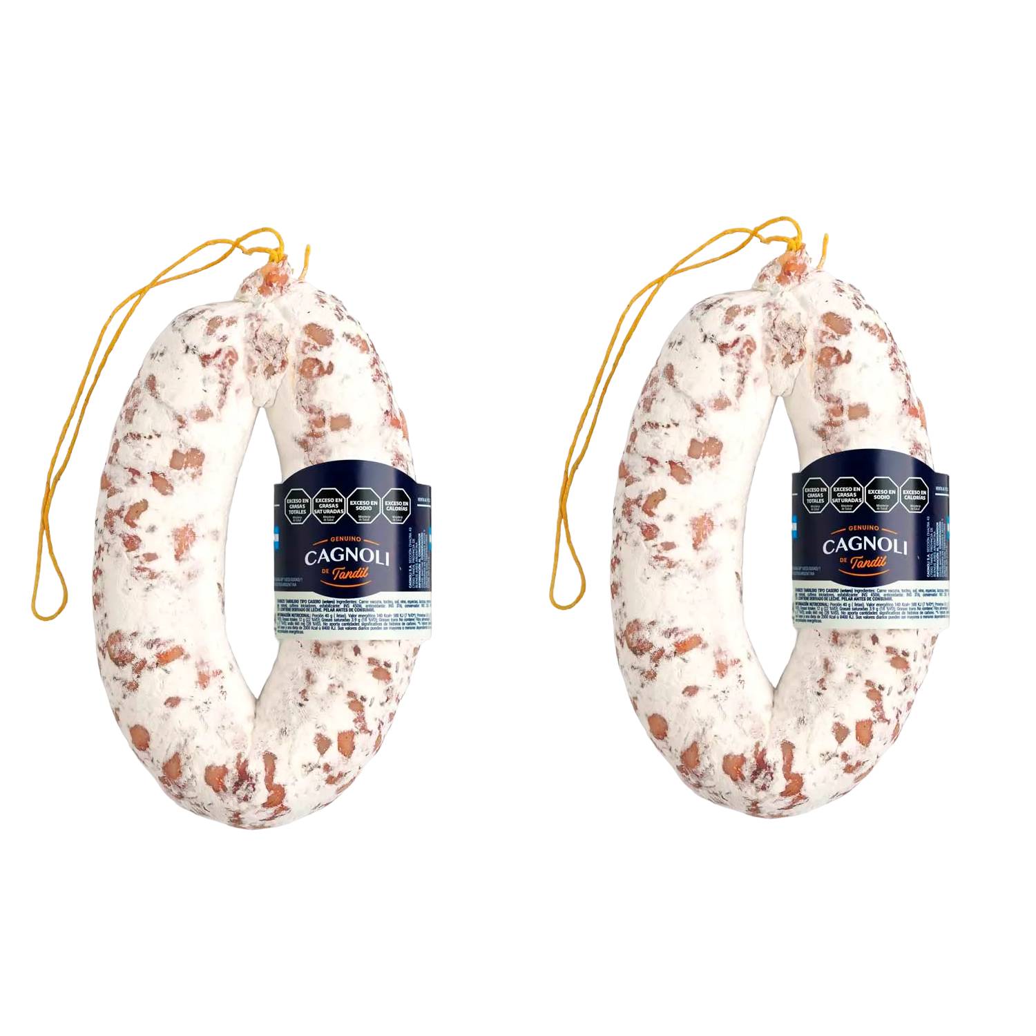 Cagnoli de Tandil Chorizo Casero, 400 g (Pack x 2)