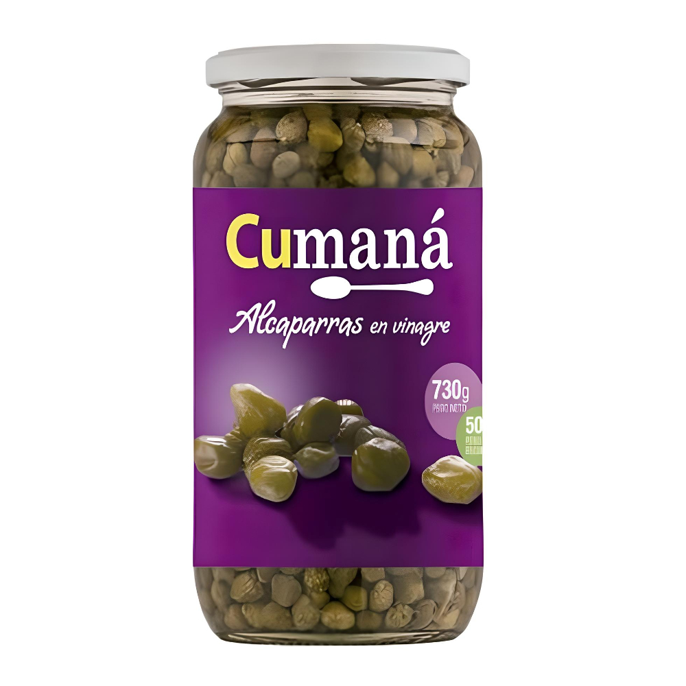 Cumaná Alcaparras en Vinagre, 730 g