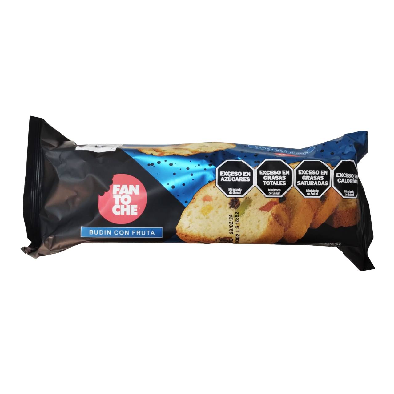 Fantoche Budín con Fruta, 220 g