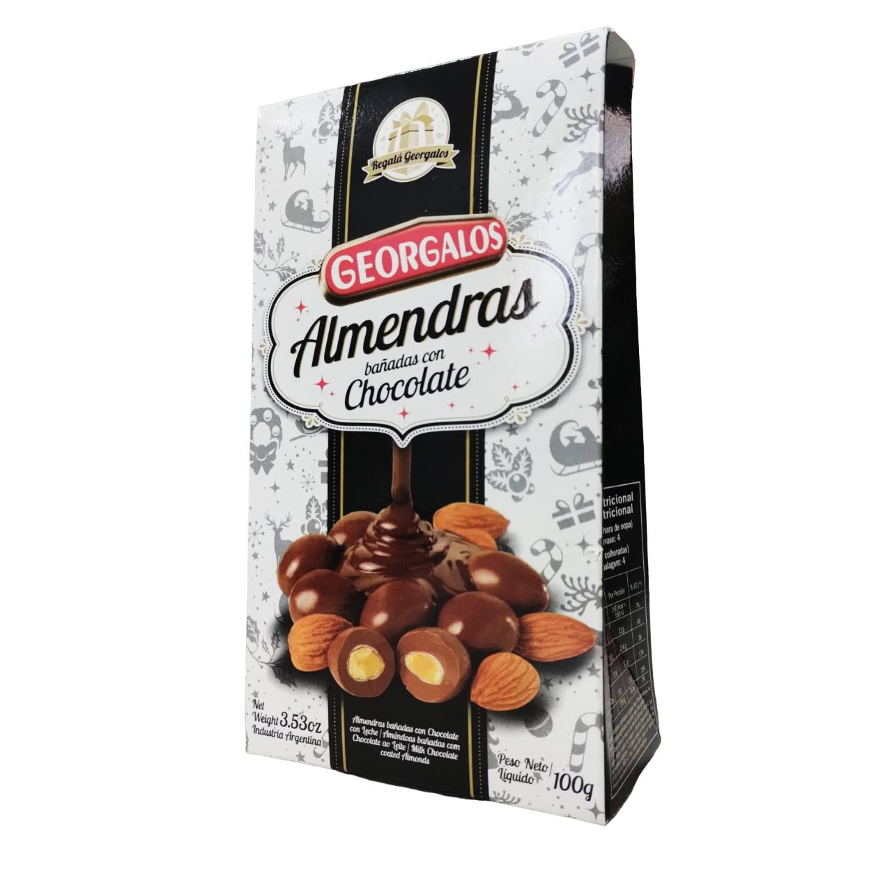 Georgalos Almendras Bañadas con Chocolate, 100 g