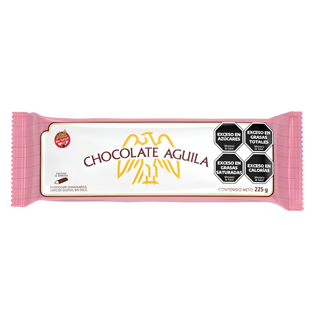 Águila Chocolate Semiamargo Libre de Gluten, 225 g (12 Barras)