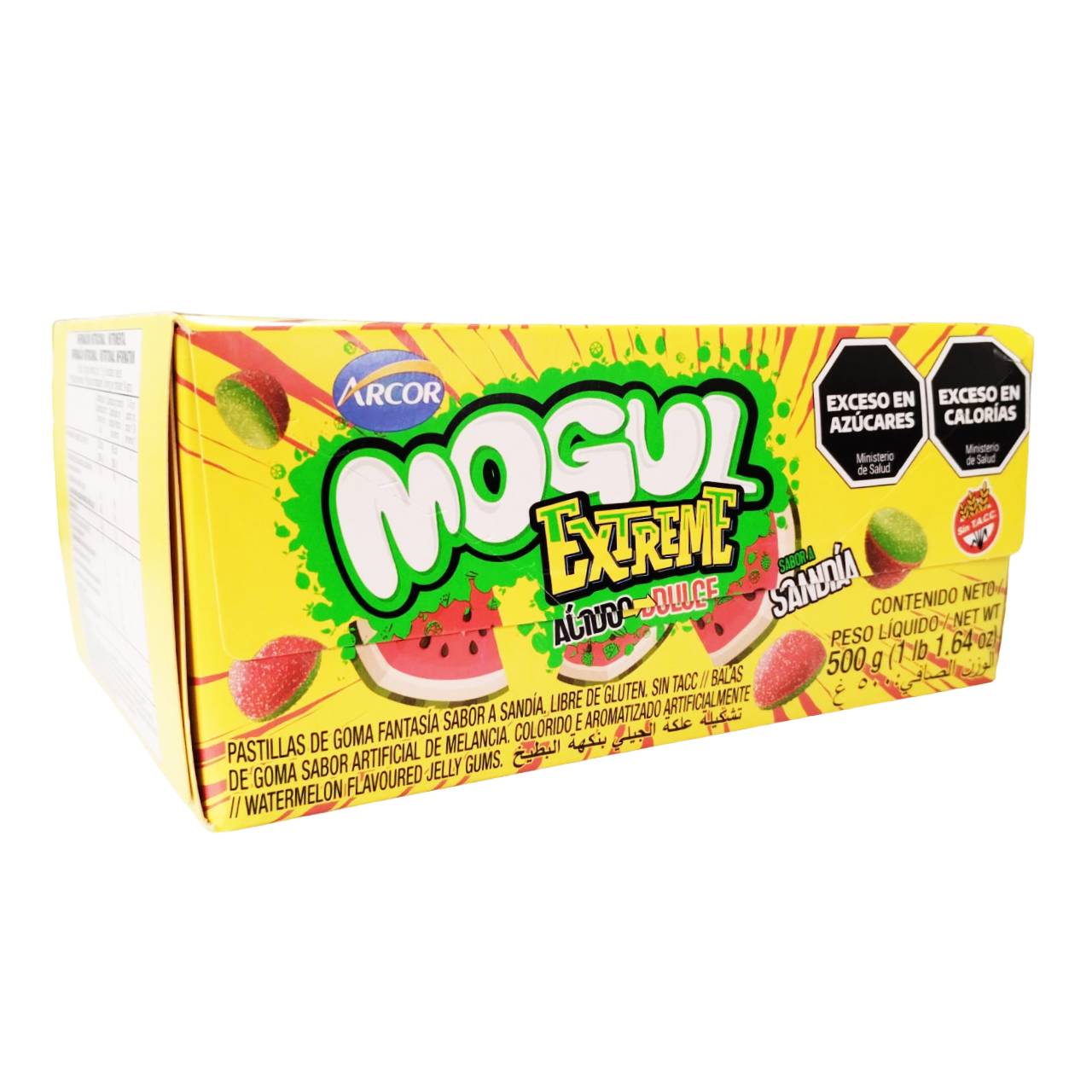 Mogul Extreme Gomitas Sabor Sandía, 50 g (10 Unidades)