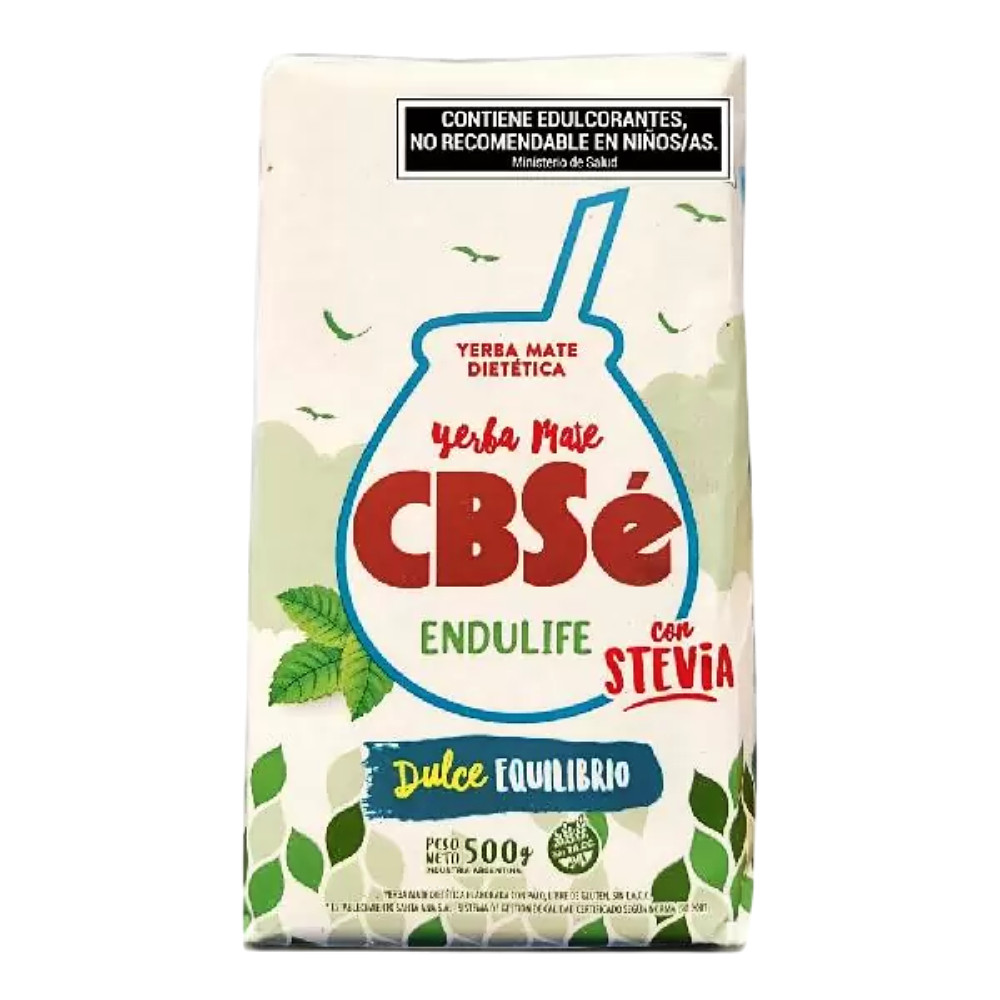 CBSé Yerba Mate Endulife con Stevia, 500 g