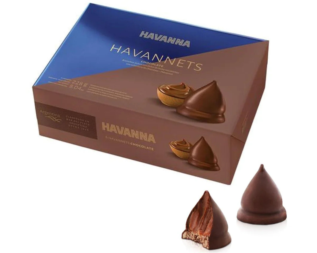 Havanna Havannets Conitos Rellenos de Dulce de Leche, 38 g (6 Conitos)
