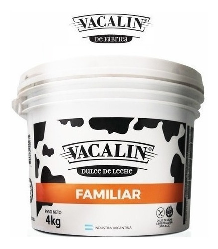 Vacalín Dulce de Leche Familiar, 4 kg