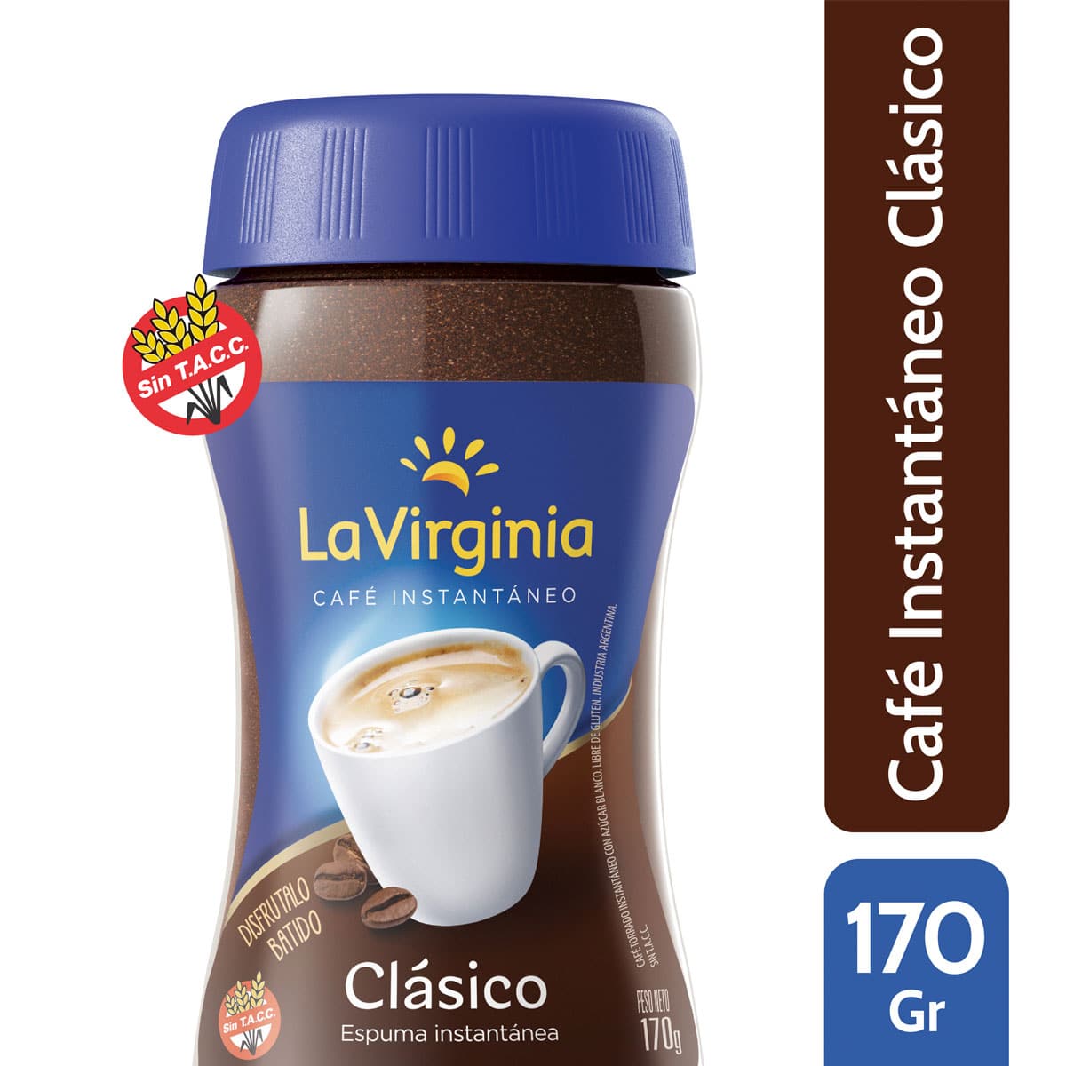 La Virginia Café Instantáneo Clásico, 170 g