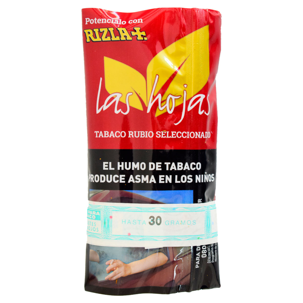 Las Hojas Tabaco con Cierre Hermético, 50 g