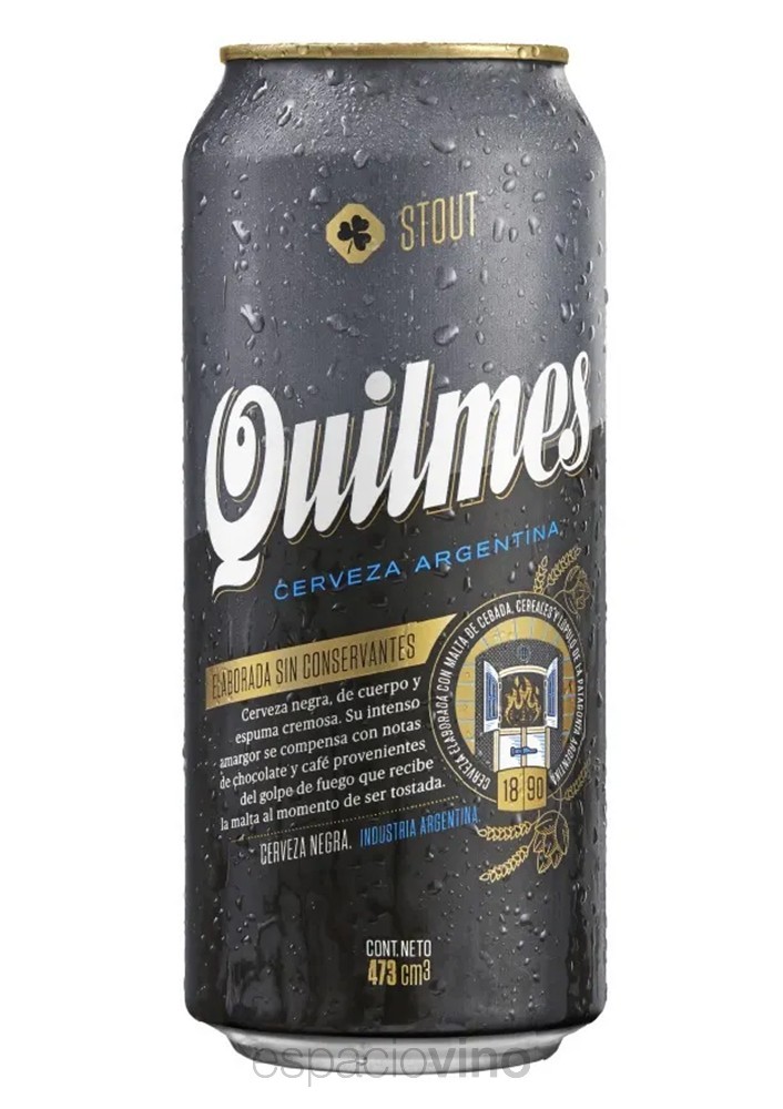 Quilmes Stout Lata de Cerveza, 473 ml Quilmes Stout Lata de Cerveza, 473 ml