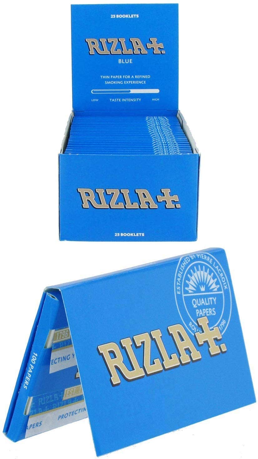 Rizla Blue Papel para Fumar Display (25 Papelillos)