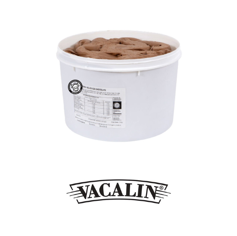 Vacalín Helado Sabor Chocolate, 10 lt