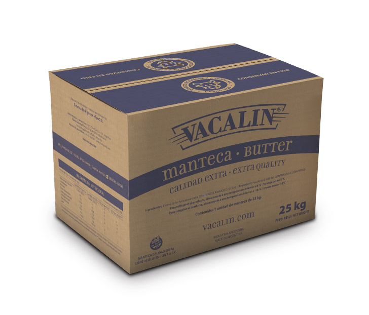 Vacalín Manteca Calidad Extra, 25 kg