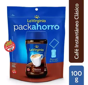 La Virginia Café Instantáneo Clásico Doypack, 100 g